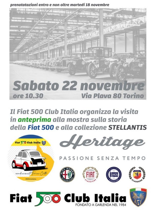 Visit the Exhibition on the History of the Fiat 500 and the STELLANTIS ...